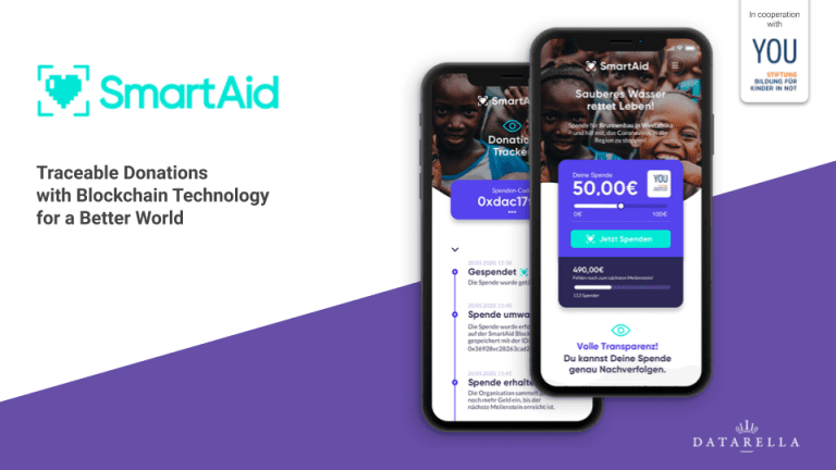 SmartAid – First Blockchain-Based Donation App Launched by Datarella ...